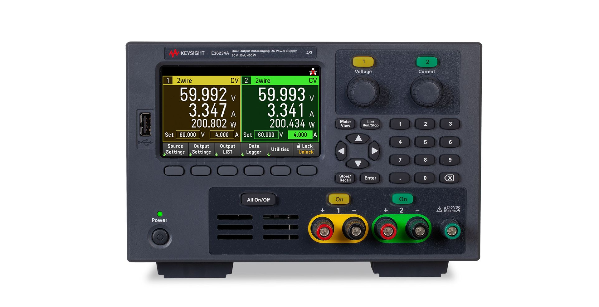 Agilent / HP / Keysight E36234A - E36234A 400W Autoranging Dual Output ...