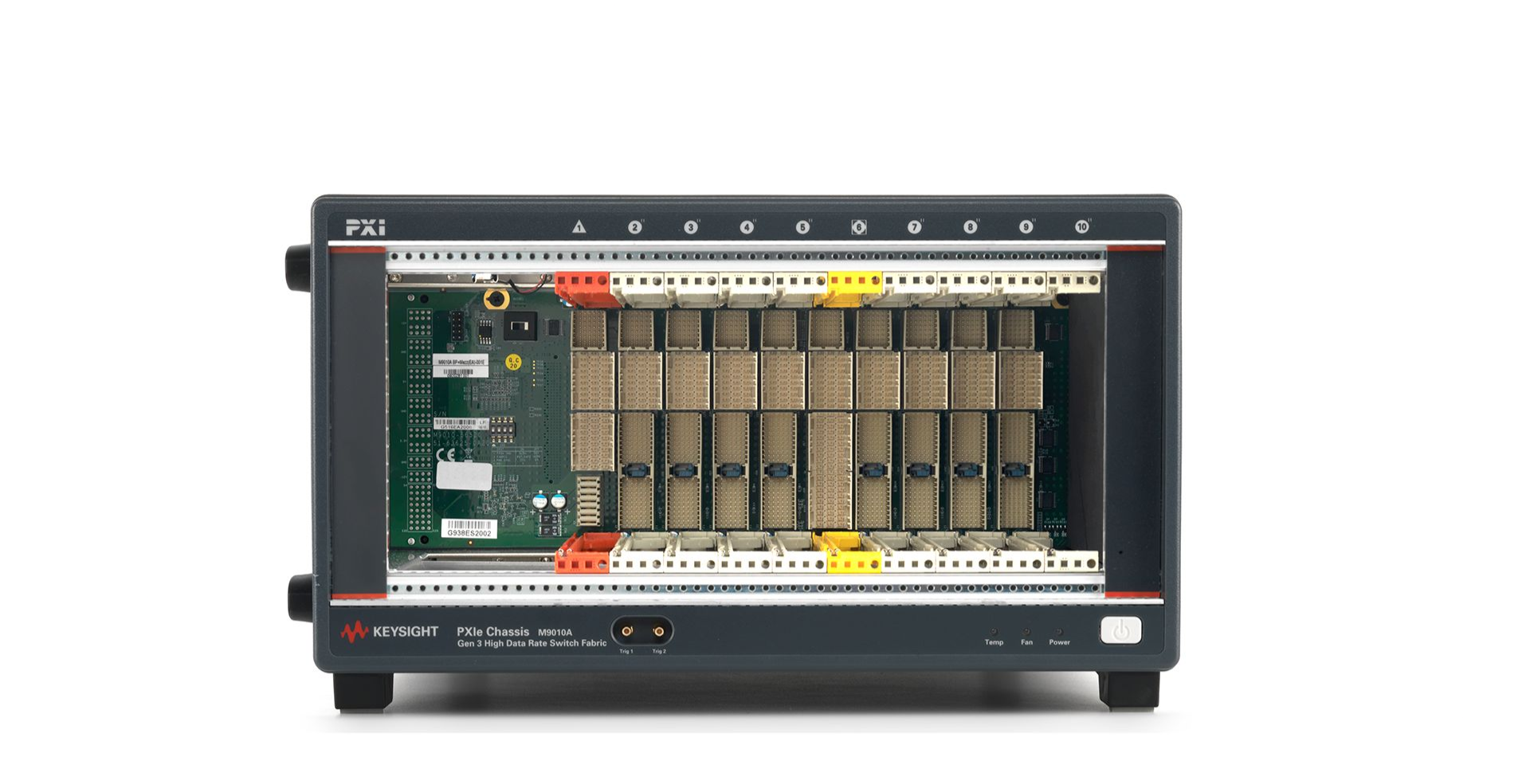Agilent / HP / Keysight M9010A - M9010A PXIe Chassis: 10-slot, 3U, 24 ...