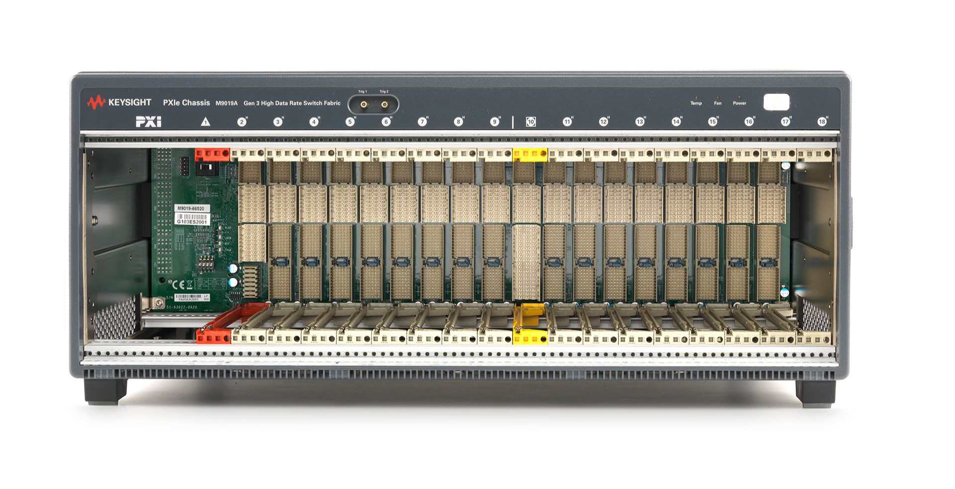 Agilent / HP / Keysight M9019A - M9019A PXIe Chassis: 18-slot, 3U, 24 ...