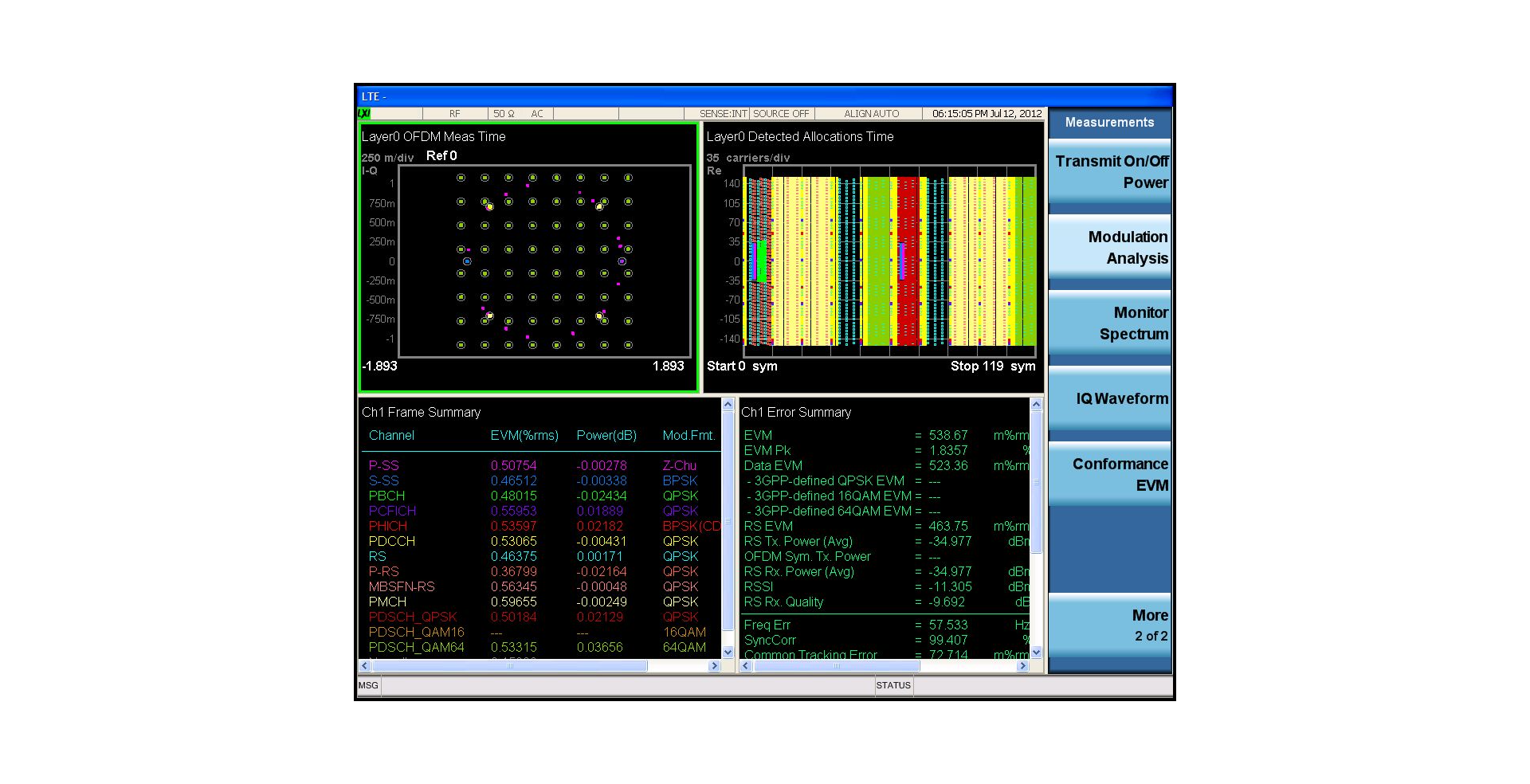 Agilent / HP / Keysight M9080A - M9080A LTE FDD Measurement Application ...