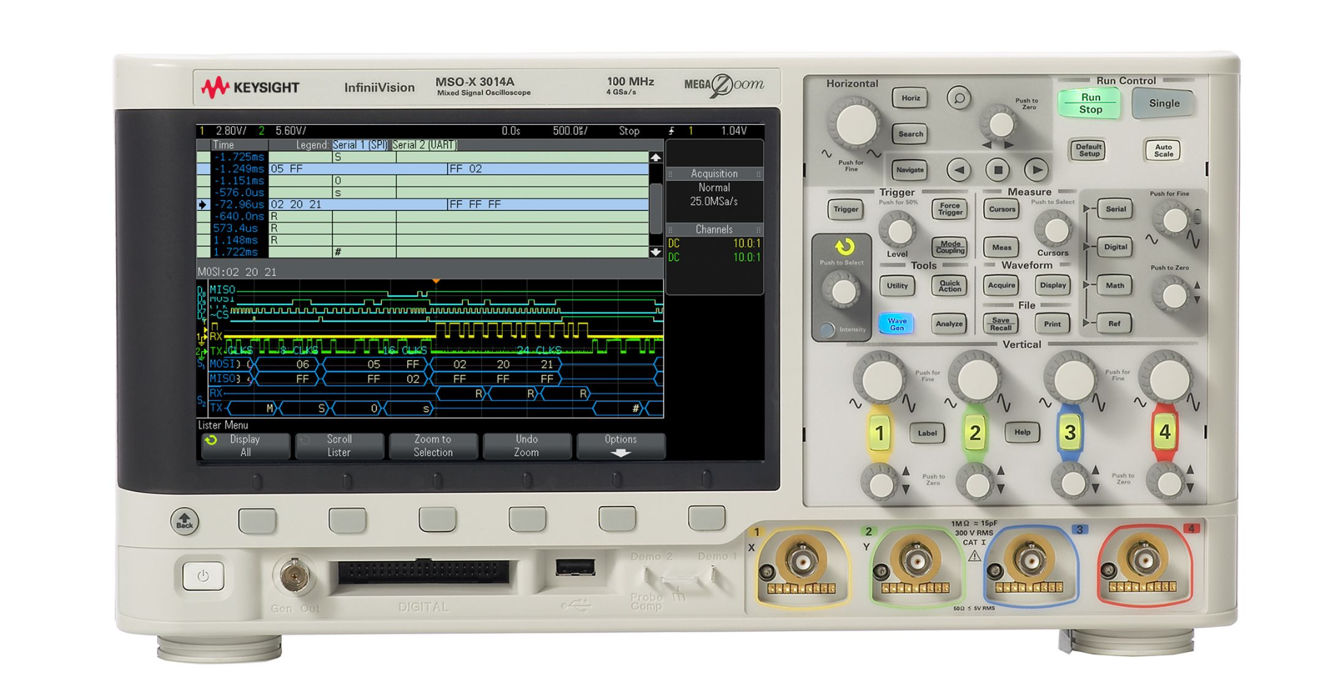 Agilent / HP / Keysight MSOX3014A - MSOX3014A Mixed Signal Oscilloscope ...