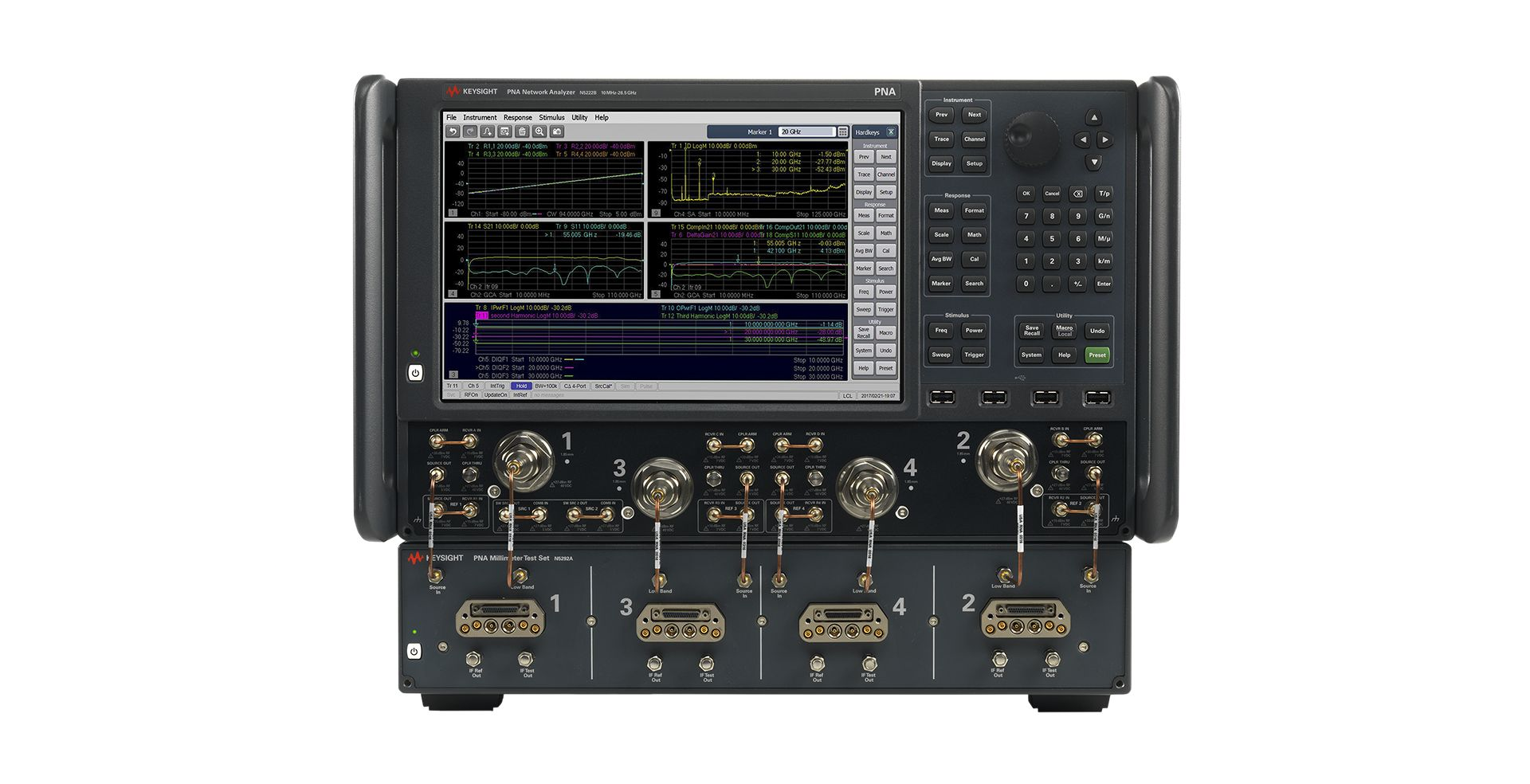 Agilent / HP / Keysight N5290A - N5290A 900 Hz to 110 GHz PNA ...