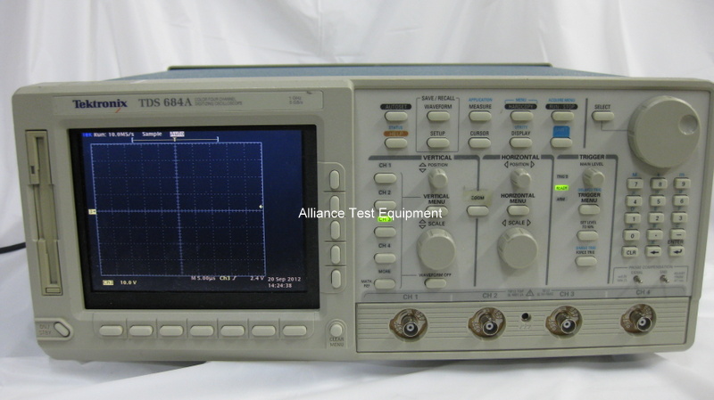 Tektronix TDS684A - Oscilloscope Color 1GHz 4Ch 5GSa/s | Alliance Test ...