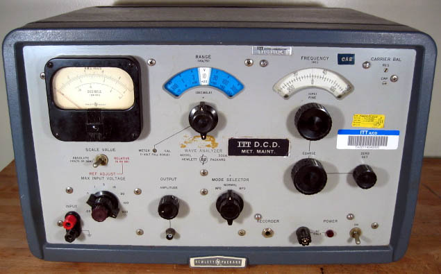 Agilent / HP / Keysight 302A - Wave Analyzer 20Hz to 50KHz | Alliance ...