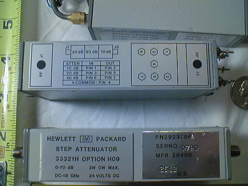 Agilent / HP / Keysight 33321H - Programmable 10dB OEM Step Attenuator ...