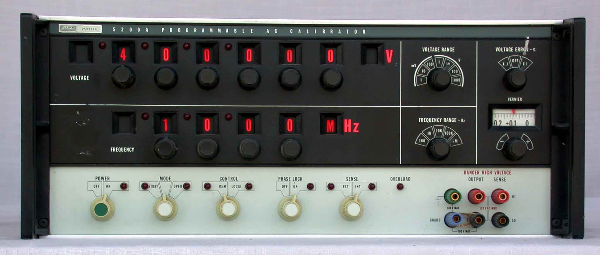 Fluke 5200A - Programmable AC Calibrator | Alliance Test Equipment