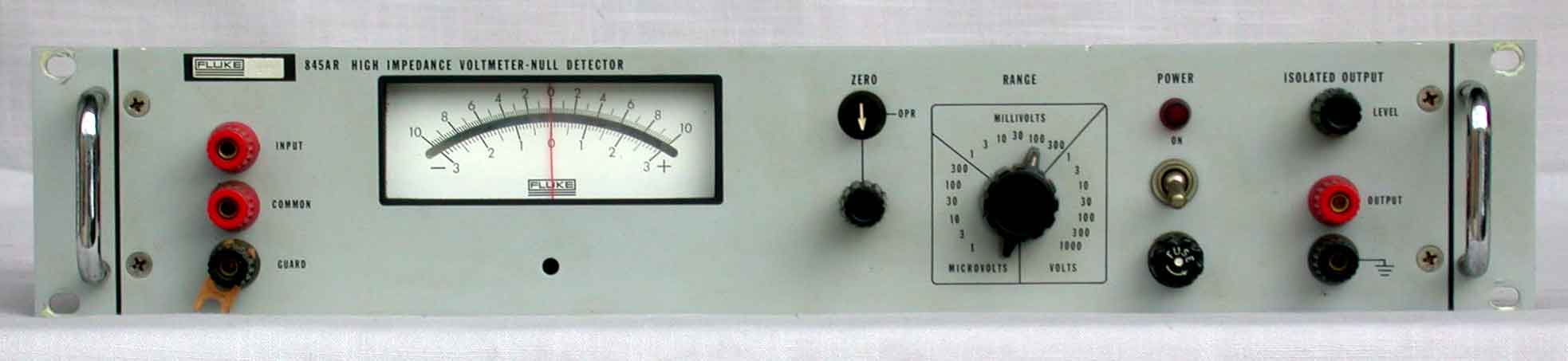 Fluke 845AR - Impedance Voltmeter/Null Detector | Alliance Test Equipment