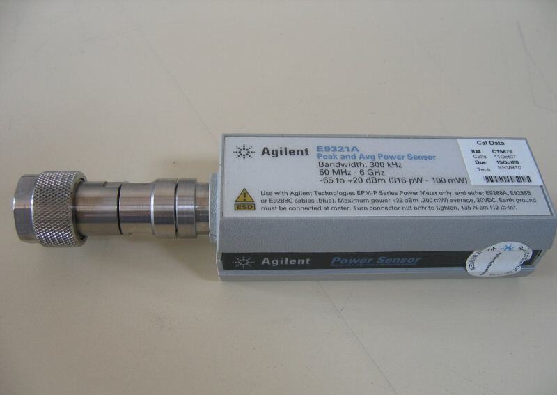 Agilent / HP / Keysight E9321A - Peak and Average Sensor 50 MHz to 6 ...